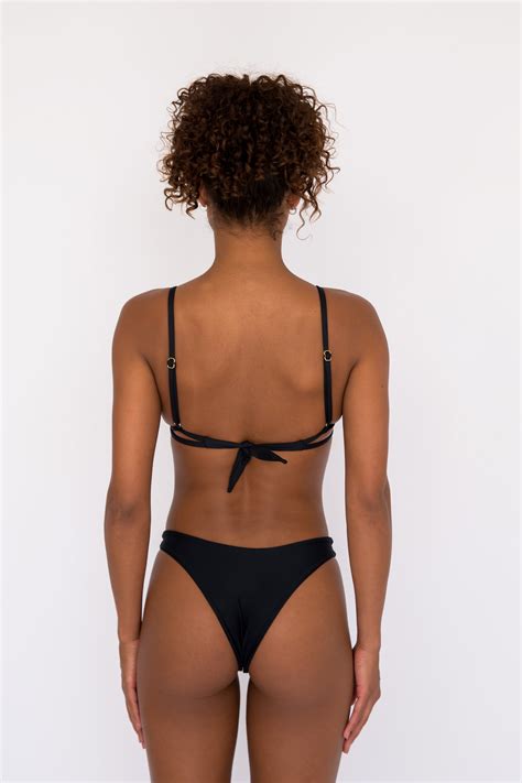 Dylan Bikini Bottom In Black Skatie