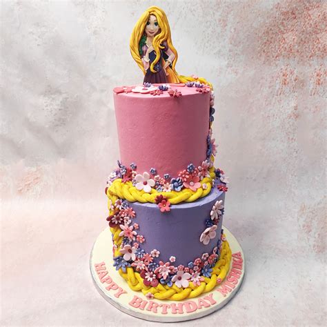 Tangled Theme Cake Rapunzel Themed Cake Tangled Birthday Cake Liliyum Patisserie And Cafe