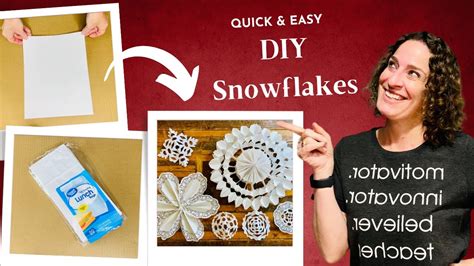 Creative Diy Snowflakes Step By Step Tutorials Youtube