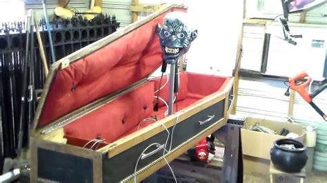 Coffin Pneumatic Halloween Prop Arduino Controlled Part 2 YouTube