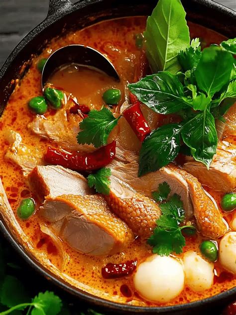 Ultimate Thai Red Duck Curry With Delicious Lychees
