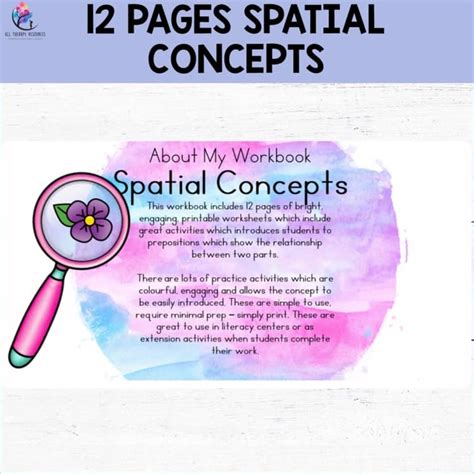 Preposition And Spatial Concept Speech Therapy Language Resource