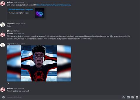Bro Just Stoped Once He Realized I Knew What Was Happening R Steamscams