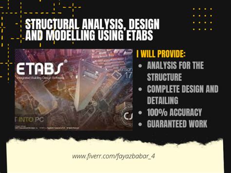 Do Structural Analysis Design And Modelling Using Etabs By Fayazbabar 4 Fiverr