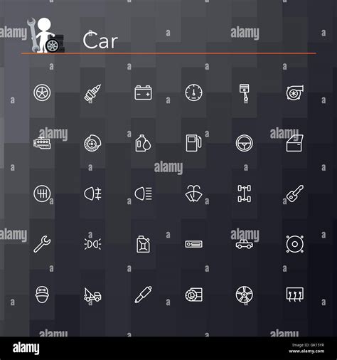 Car Line Icons Stock Vector Image And Art Alamy