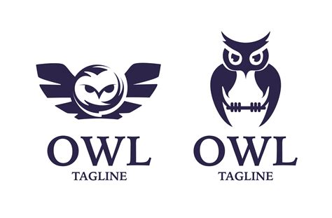 Owl Bird Logo Education Owl Wise Owl Logo Design 13798204 Vector Art