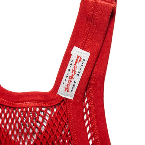 ペンディーン 編みシャツ Pendeen String Vest アミシャツ タンクトップ Black Store