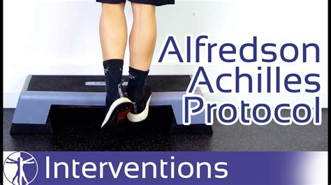 Alfredson Achilles Tendinopathy Rehab Protocol Youtube