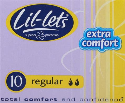 Lil Lets Non Applicator Tampons Regular 10