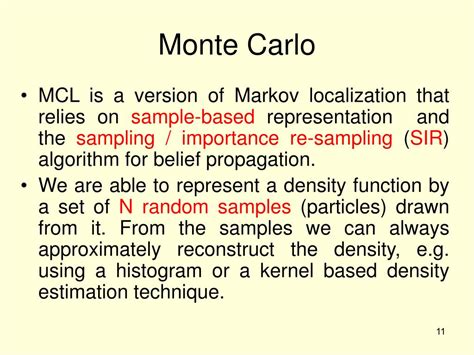 Ppt Monte Carlo Localization Powerpoint Presentation Free Download