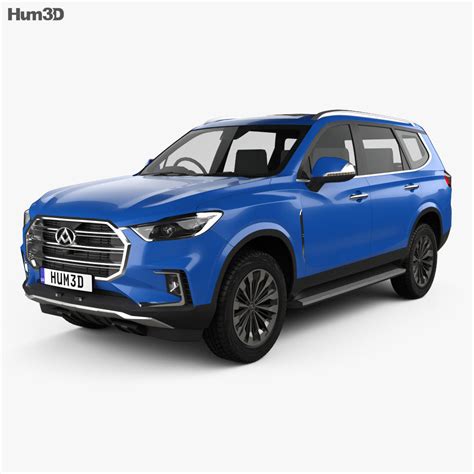 Ldv D90 Luxe 2021 3d Model Download Crossover Suv On