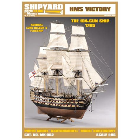 Vessel Shipyard Hms Victory 1765 Paper Model Kit Scale 1 96… Online