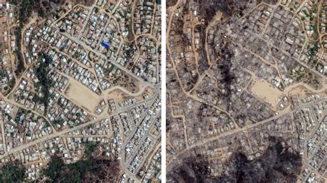 Incendios De Chile 2024 Imágenes Satelitales Del Antes Y Después