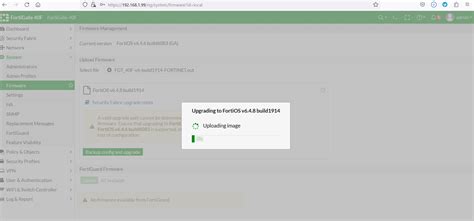 My Network Security Journal FortiGate Firewall Firmware Upgrade