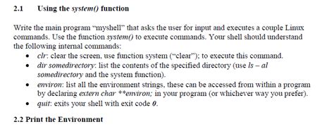 Solved Using The System Function Write The Main Chegg