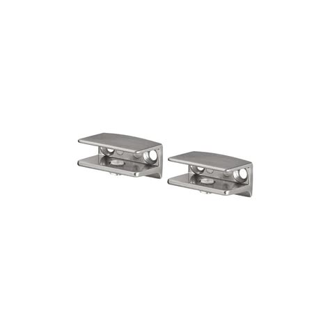 Dolle Flac 0 2 In 0 31 In Stainless Shelf Bracket 2 Pack 15750 The Home Depot