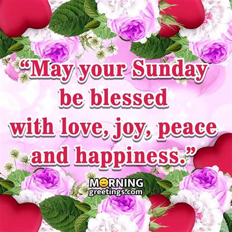 50 Best Sunday Blessing Quotes Morning Greetings Morning Quotes And