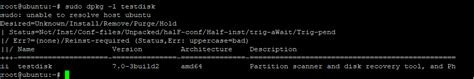 How To Install And Use TestDisk Data Recovery Tool In Linux