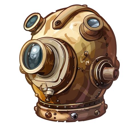 Diving Helmet Premium Ai Generated Vector