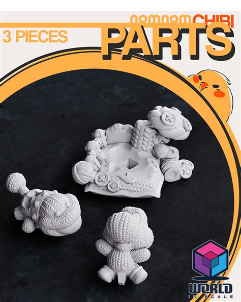Nom Nom Chibi Yushi World In Scale