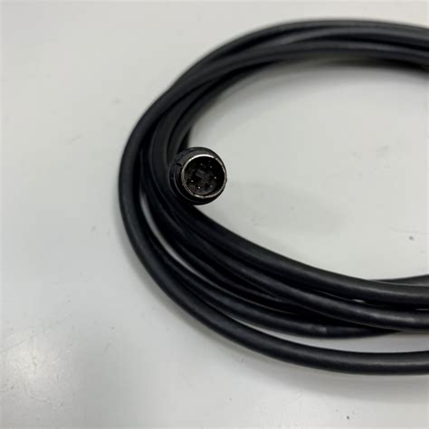 Cáp Dài 2m 6 5ft Communication Rs232 Rs422 Rs485 Shielded Cable Connector Md6m To 6 Core Bare