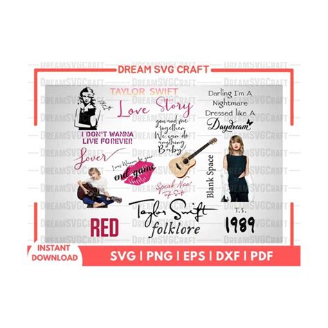Tay Lor Eras Tour Svg Bundle Speak Now Taylorand39s Version S Inspire