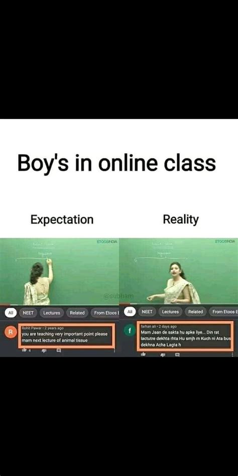 Expectation Vs Reality On Online Class Meme Online