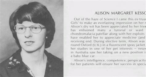 Sydney University Medical Graduates 1978 Year Book Alison Kesson