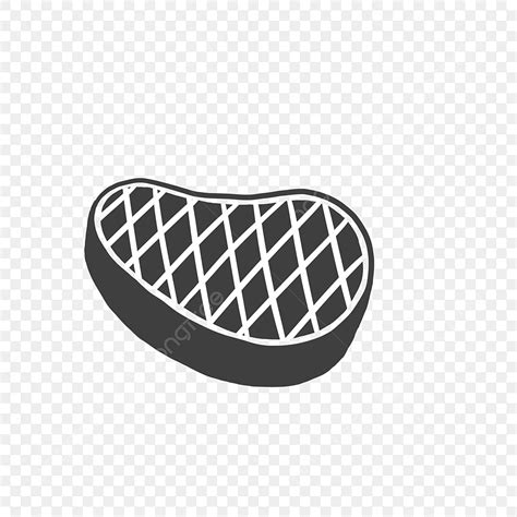 Black And White Decorative Steak Png Vector Psd And Clipart With
