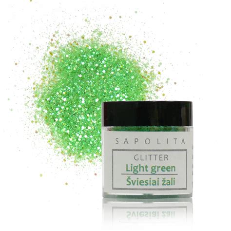 Glitter Light Green Sapolita