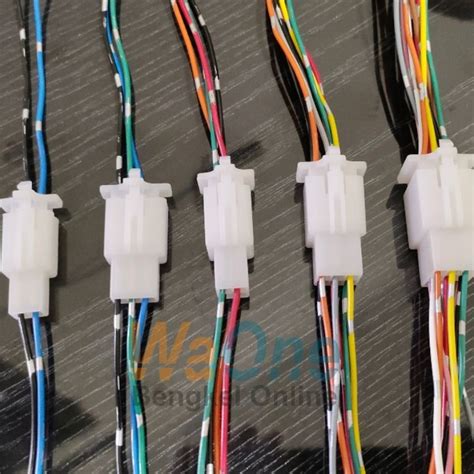 Jual Socket Konektor Kecil 2 3 4 6 9 Pin Sepasang Soket Plus Kabel Motor Shopee Indonesia