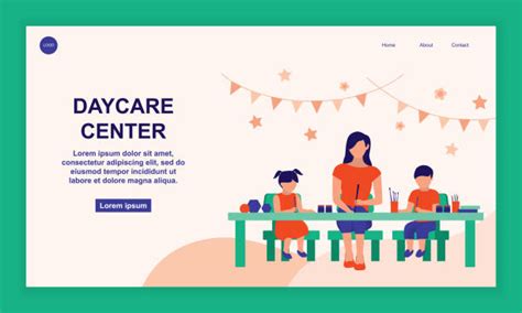 1 100 Daycare Teacher Stock Illustrations Royalty Free Vector