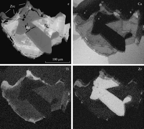 Zirconolite Zrc Overgrowths On Pyrochlore Рr And Baddeleyite Bdd Download Scientific