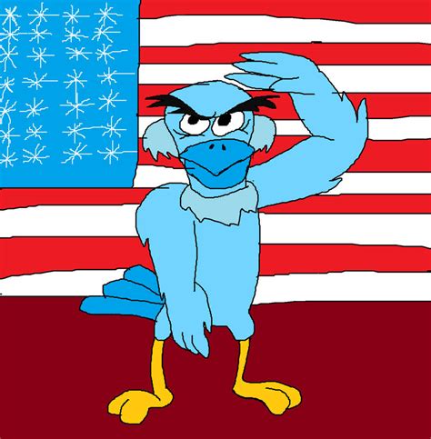 Inktober 2022 Day 11 Eagle Sam Salutes America By Rayqwancartoonist99