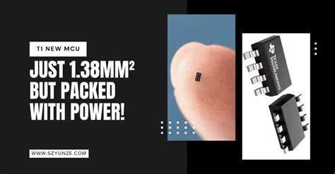 Ti New Mcu Just 1 38mm² But Packed With Power