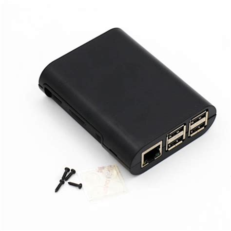 树莓派3b 通用外壳raspberry pi 3代b型开发板2代b 注塑散热壳子 虎窝淘