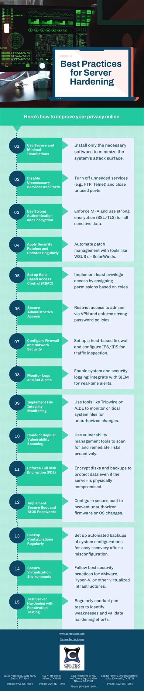 Blog Centex Technologies Best Practices For Server Hardening
