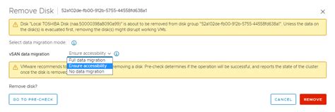 guide to manually replace disks using vcenter on dell vxrail clusters