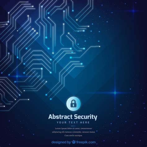 Premium Vector Vector Abstract Security System Concept With