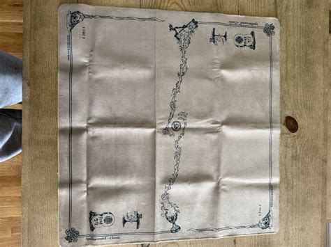 Spellground Tan Oldskhool V7 Cloth Playmat Khalsa Brain Games Play Mat