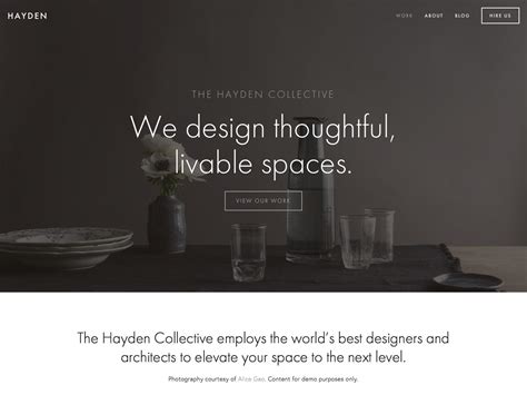 hayden template squarespace