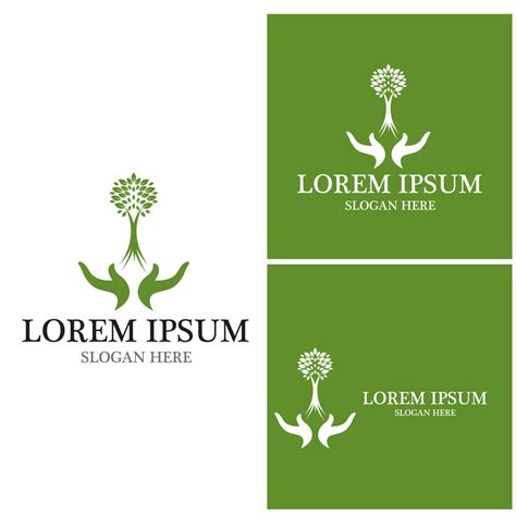 Tree Icon And Symbol Vector Template Vector Art At Vecteezy