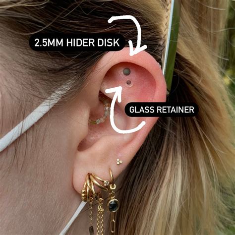 Glass Retainers Brilliance Piercing