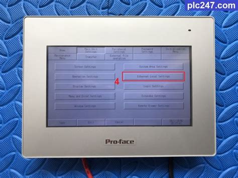 Proface HMI Set IP Address Tutorial Plc247 Com