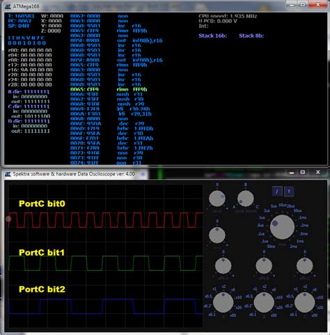 Algorithm Generating Square Wave In Avr Assembly Without Pwm Stack