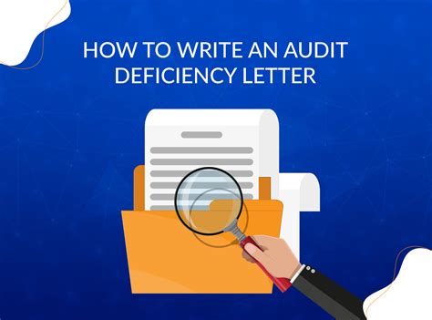 How To Write An Audit Deficiency Letter Essential Guide