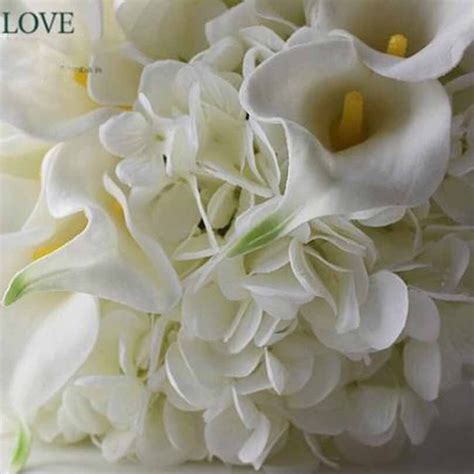 Sexemara White Simulation Calla Hydrangea White Br Vicedeal