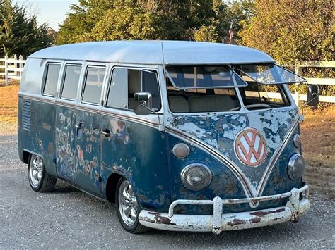 1967 Vw T2 Microbus Patina Restomod Split Window Bus No Reserve For Sale