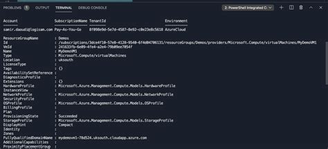 provision azure vms with powershell