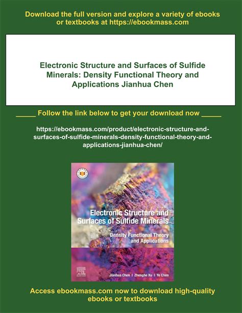 electronic structure and surfaces of sulfide minerals density